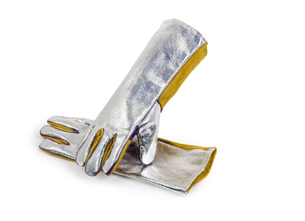 Aluminised Cow Grain Gauntlet P3828 | Provincial Safety